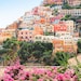 Positano Wall Art // Positano Pastel Houses(positano Prints, Italy Art ...