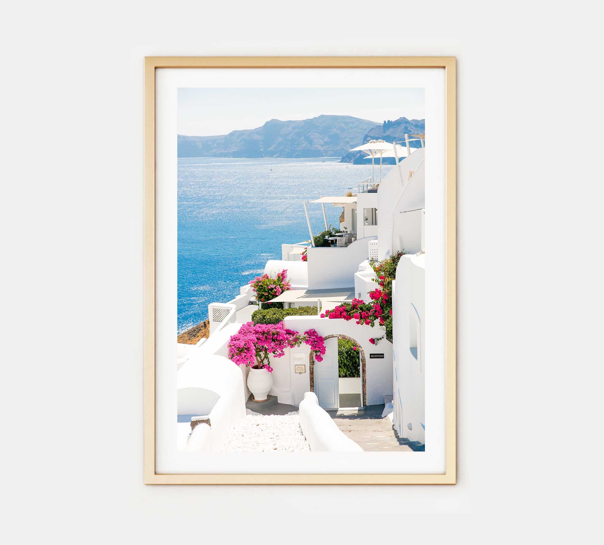 Greece Print Set of 2:santorini Scenesgreek Island Travel - Etsy