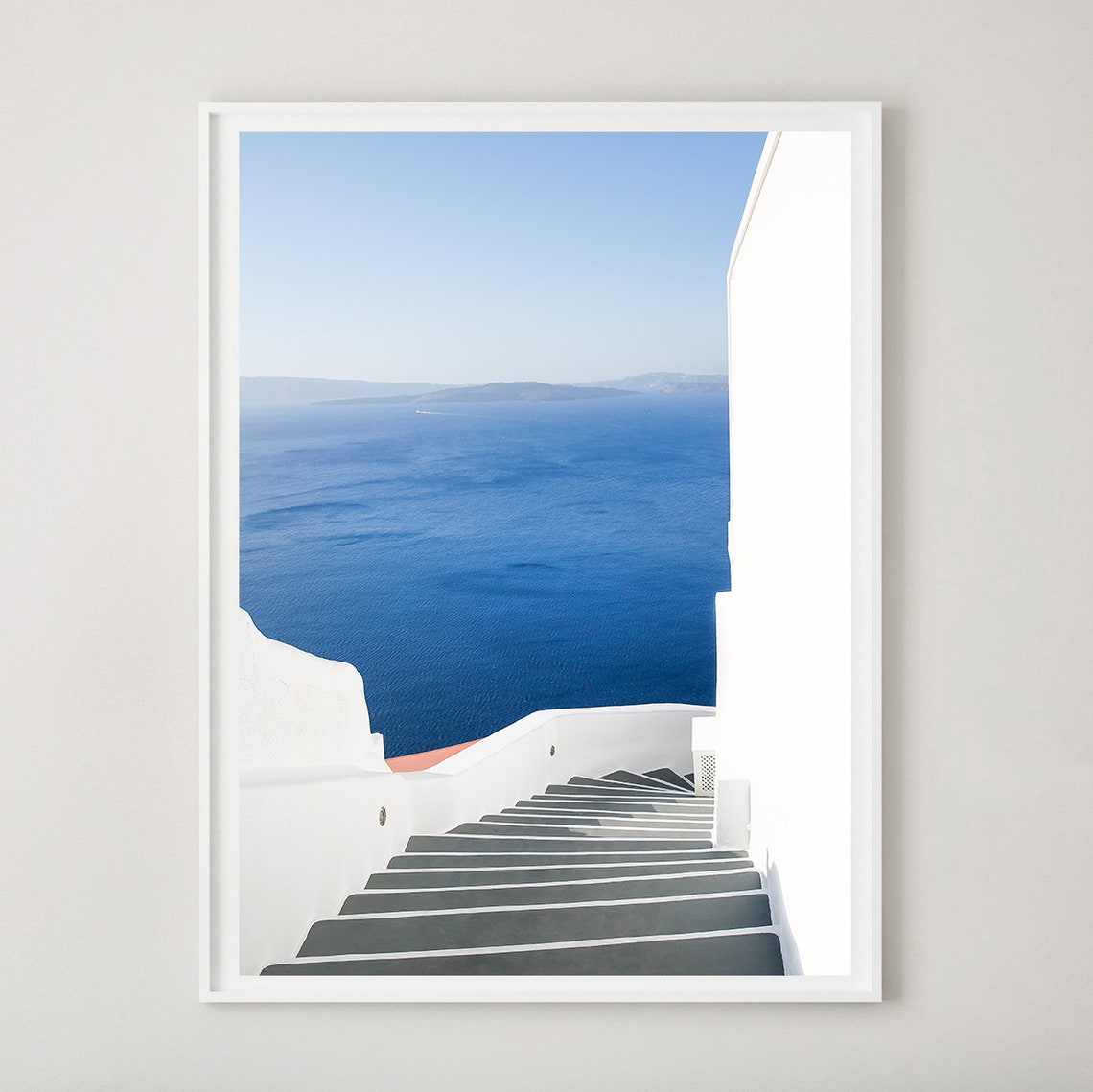 Greece Print // "road to Ithaca" (santorini Seaside Photo Beautiful ...