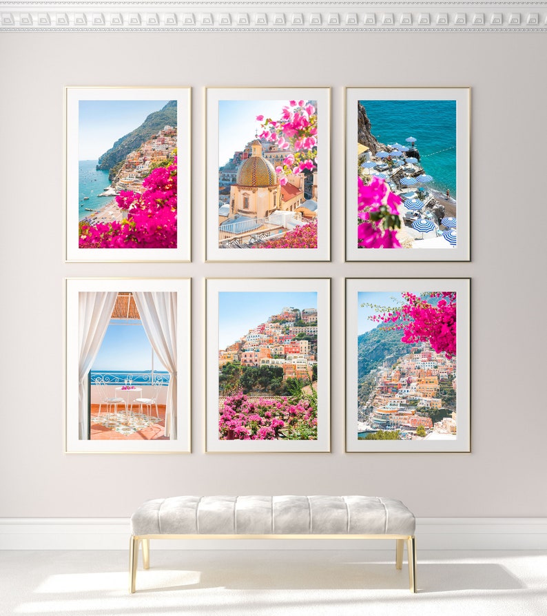 Positano Print Set of 6: "ultimate Positano" (positano, Italy Travel ...
