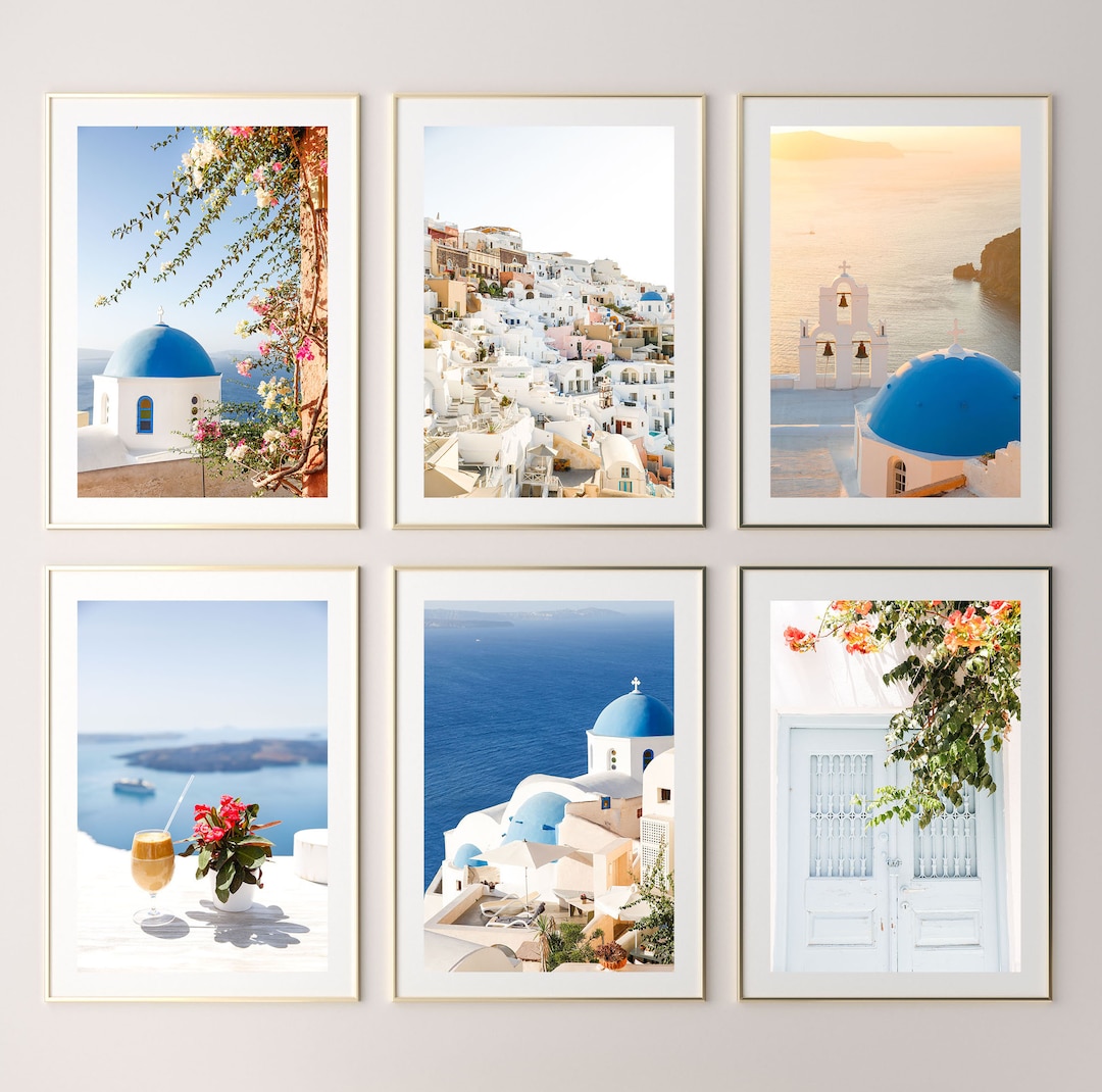 Greece Print Set of 6 // Dreaming of Greece (greek Island Photography ...