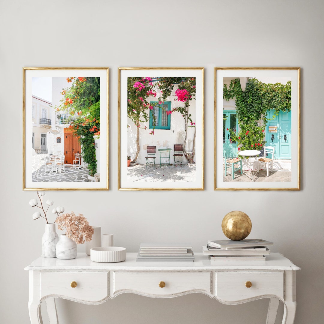 Stunning Greece Wall Art, Greek Streets and Island Prints, Greek ...