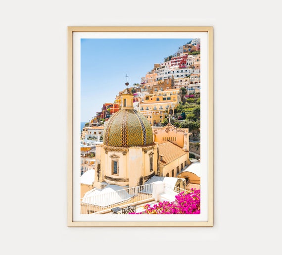 Positano Wall Art // Positano Church Art positano Prints - Etsy