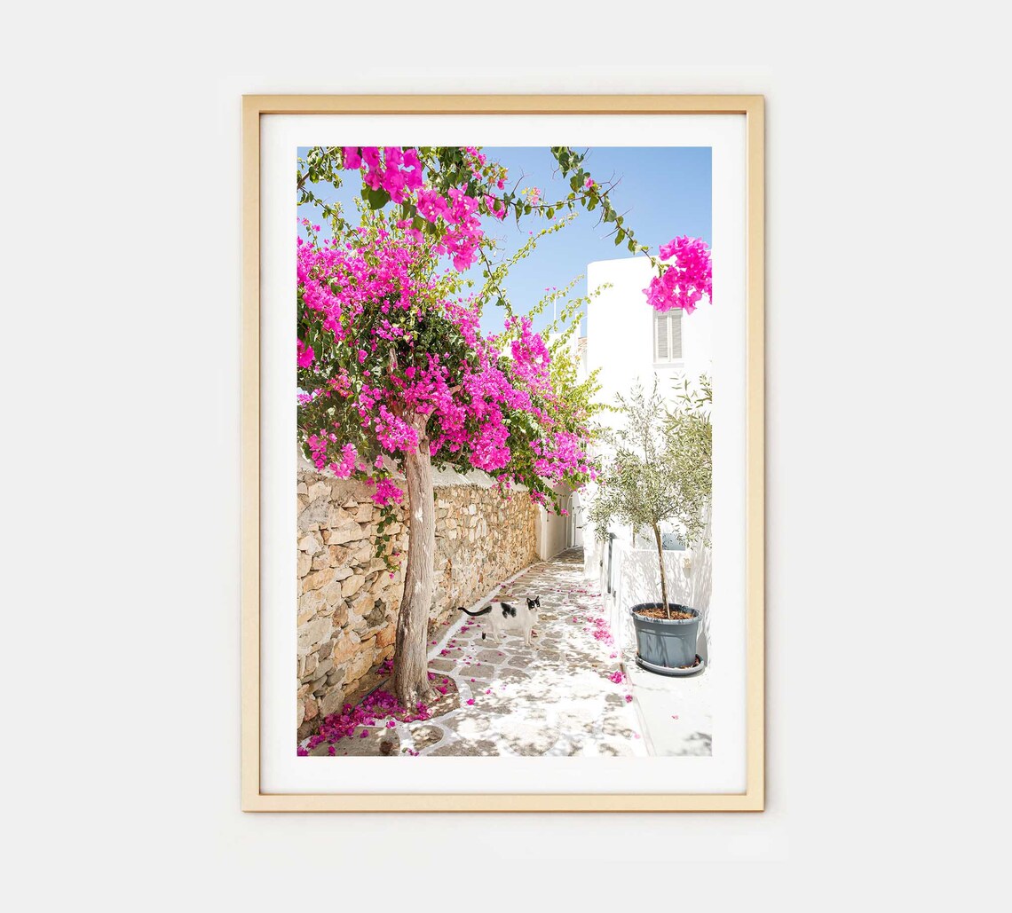 Greece Print Set of 2:santorini Scenes(greek Island Travel Photography ...