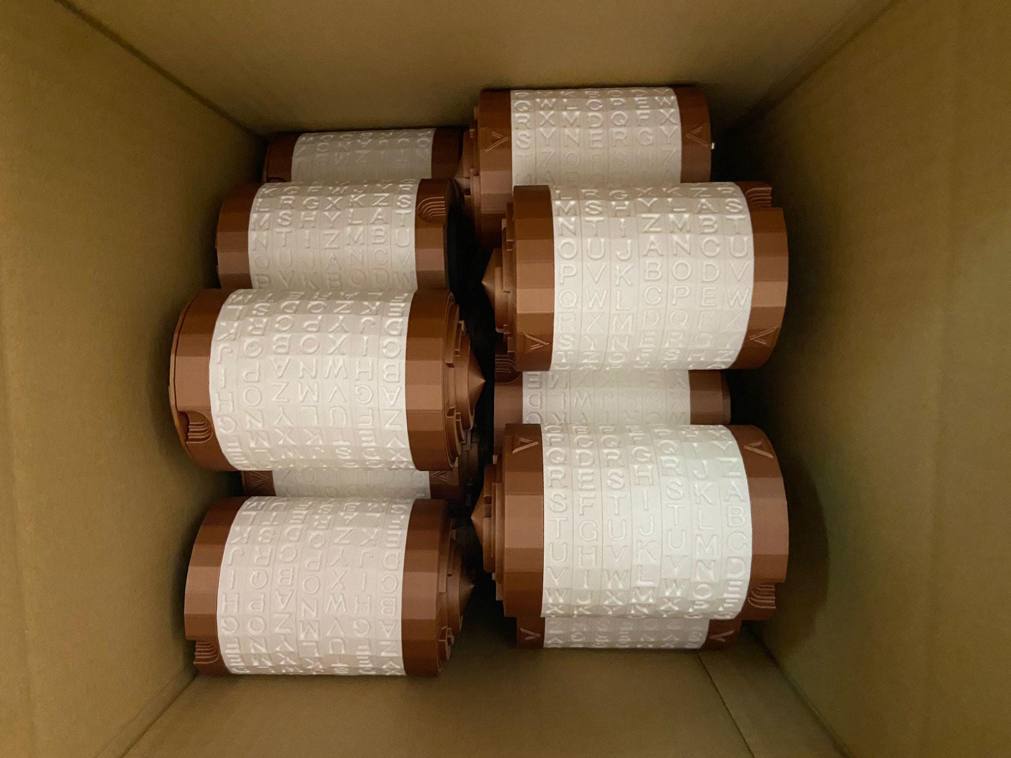 3D Printed Letter Cryptex: Customizable Combination Lock - Etsy