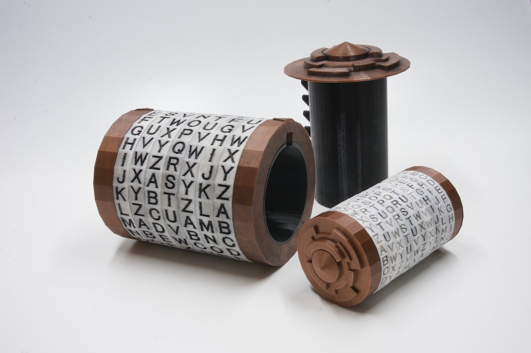 3D Printed Letter Cryptex: Customizable Combination Lock - Etsy