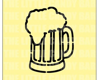 Beer Mug Stencil | Etsy
