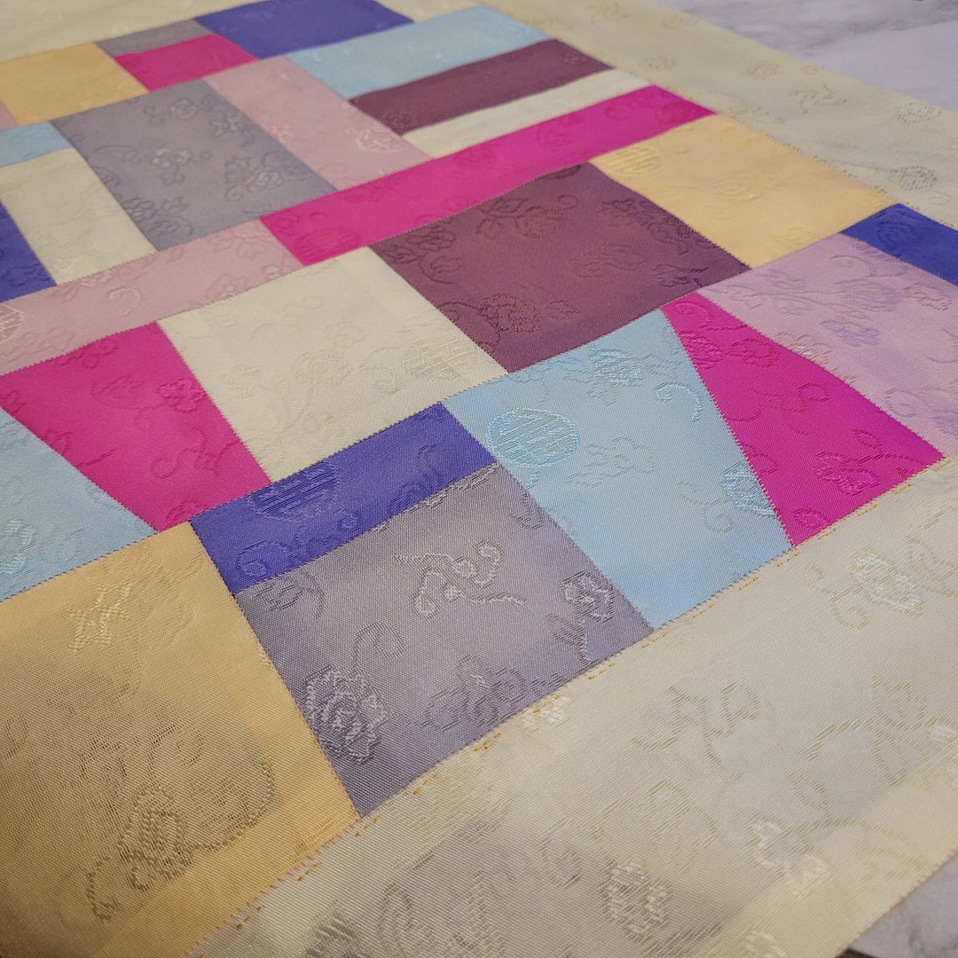 Bojagi Pojagi Hand Sewn Fabric Art Chogakbo Wall Decor Special Gift ...