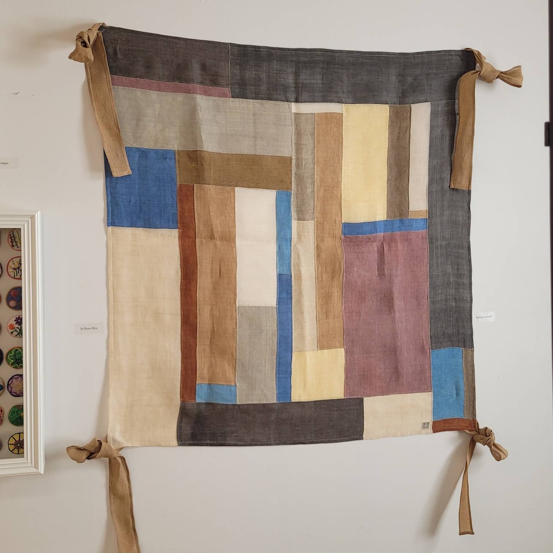 Home Decor Bojagi Chogakbo Korean Patchwork Fabric Wall Art K-culture ...