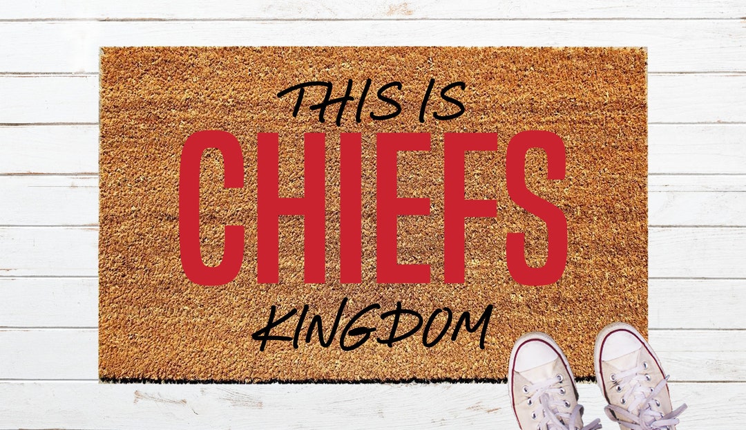 Chiefs Inspirational Doormat, This is Chiefs Kingdom Doormat ...