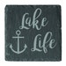 Lake Life Coasters, Set of 4 Slate Coasters, Lake House Decor - Etsy