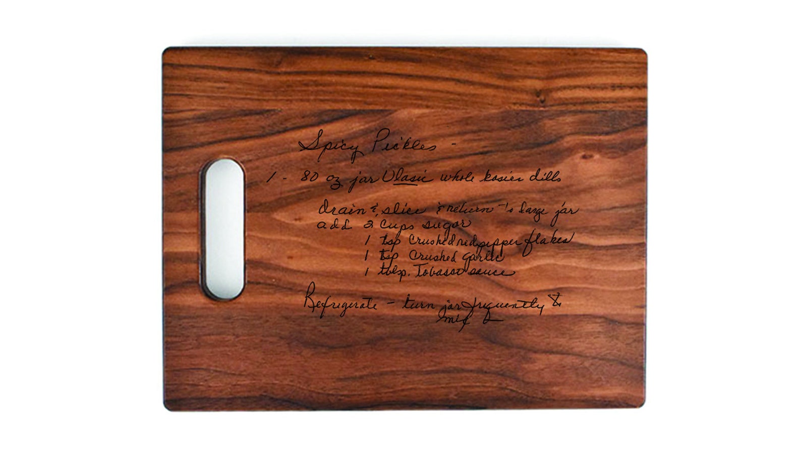 Handwritten Cutting Board Memorial Cutting Board Custom - Etsy