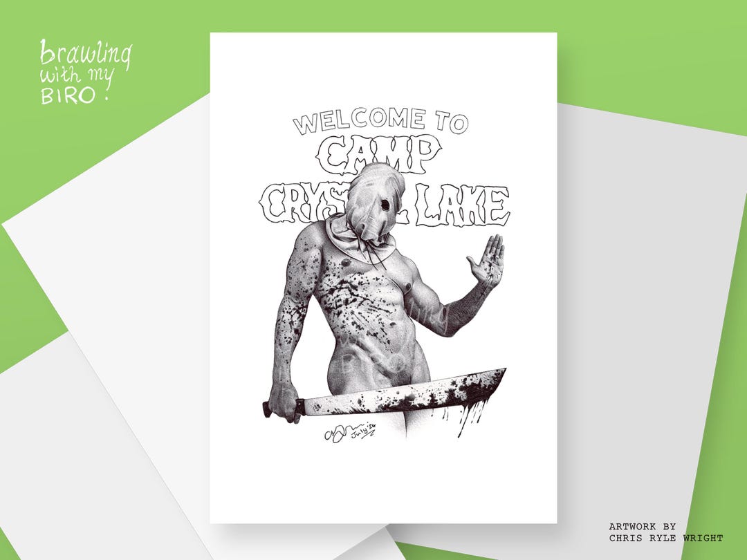 Welcome to Camp (horror Art Print) - Etsy
