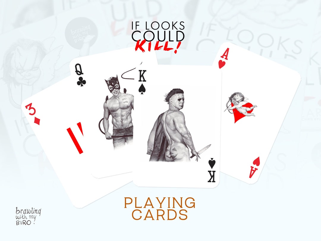 Horror Playing Cards twin Pack - Etsy