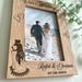 Personalised Wedding Photo Frame Engraved Frame Wooden Photo Frame ...