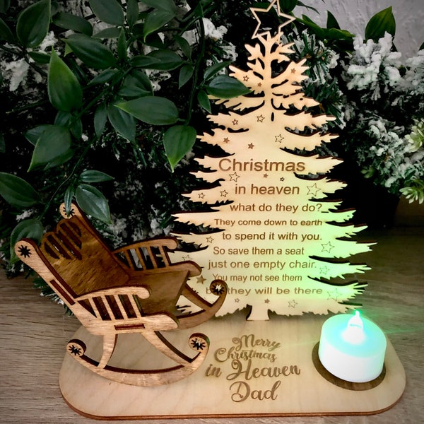 Christmas in Heaven With Tree - Etsy