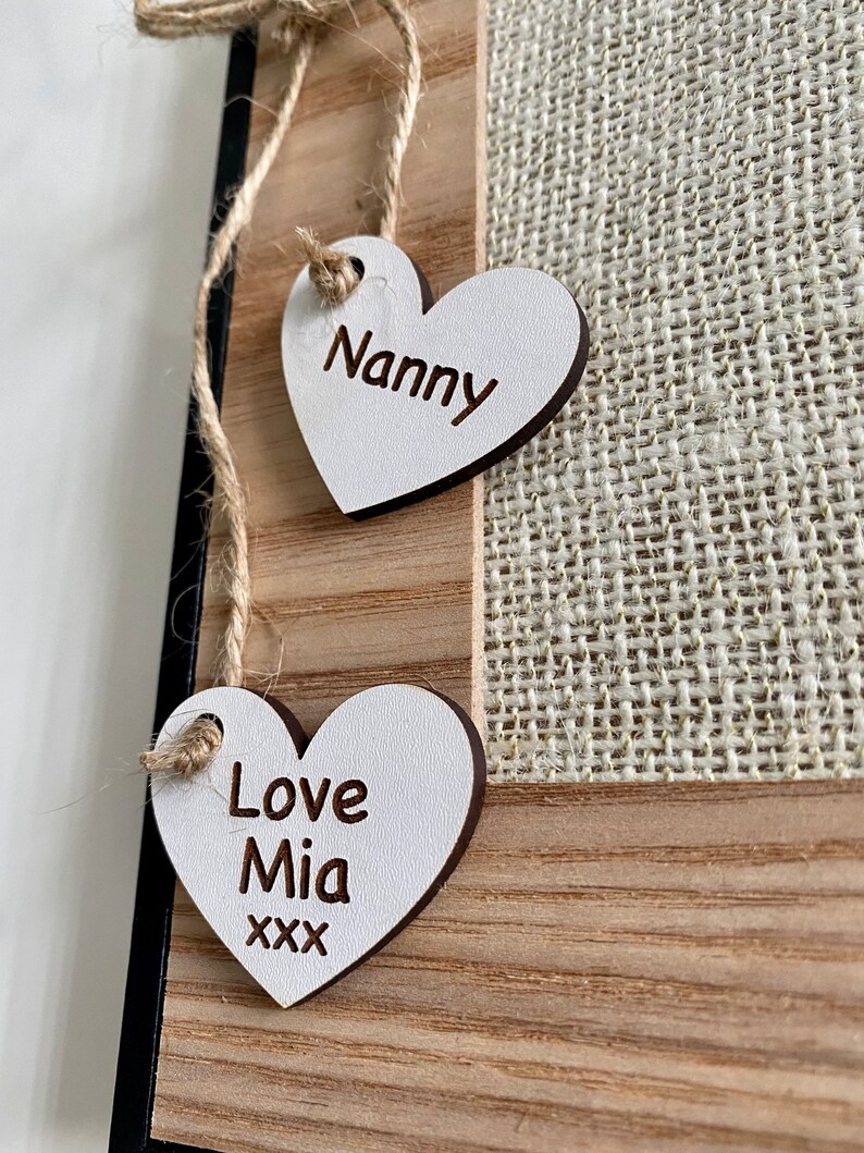 Personalised Nanny and Me Photo Frame Keepsake Birthday Gift Mothers ...