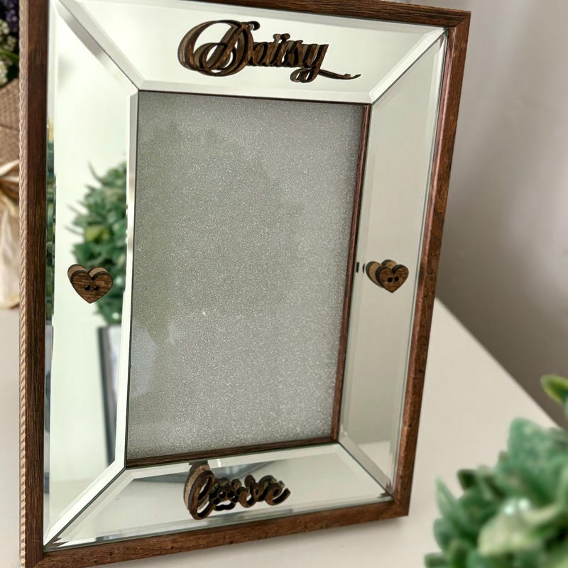 Silver Dog Frame - Etsy UK