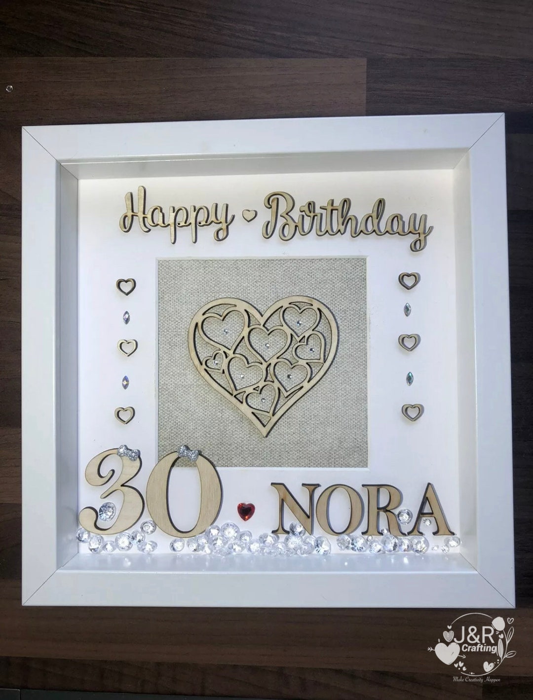 PERSONALISED 3D Box Frame , Gift ,birthday, - Etsy