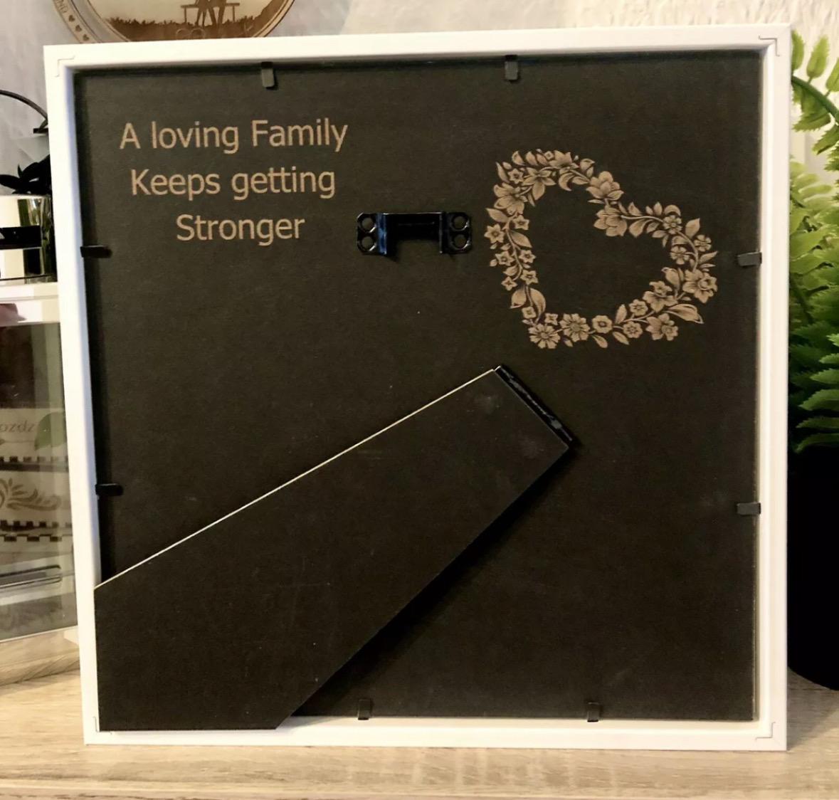Personalized Family Tree 3D Box Frame Gift (27cm) - Etsy
