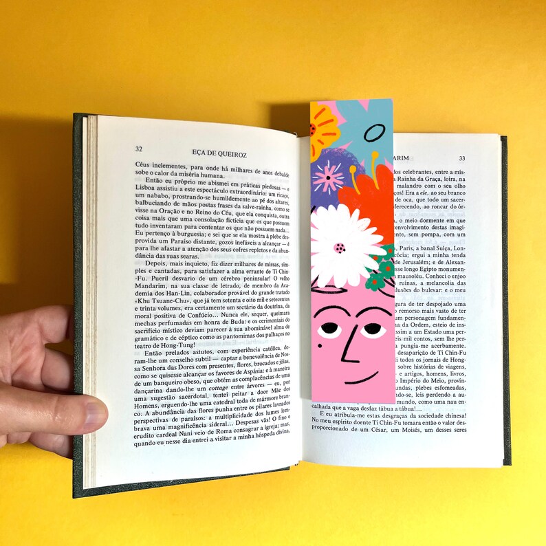 Flower Bookmark, Digital Bookmark, Bookmark Svg, Cute Bookmark, Kids ...