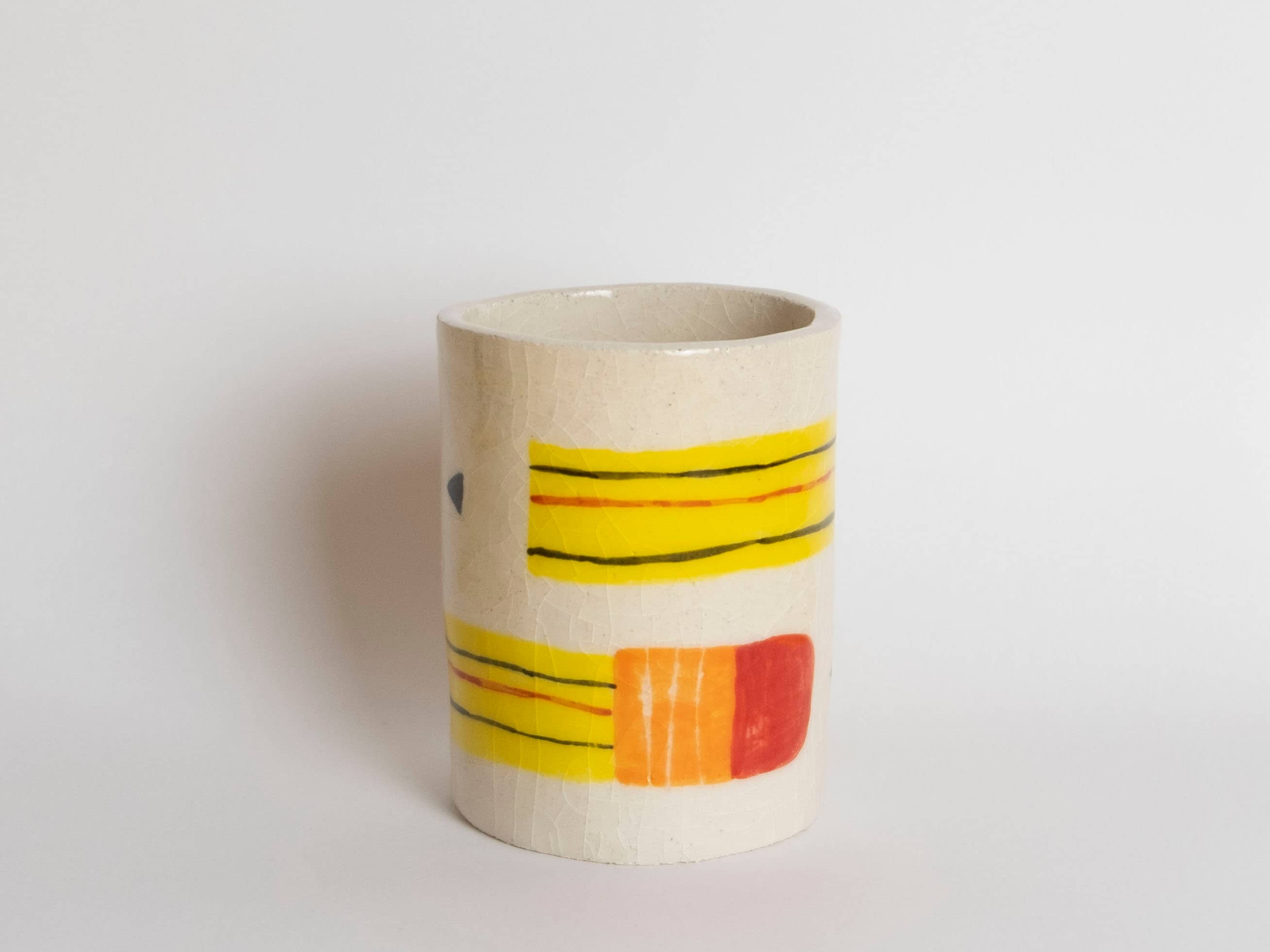 Pencil Cup, Handmade Ceramic Pencil Holder, Pencil Desk Cup, Ceramic ...