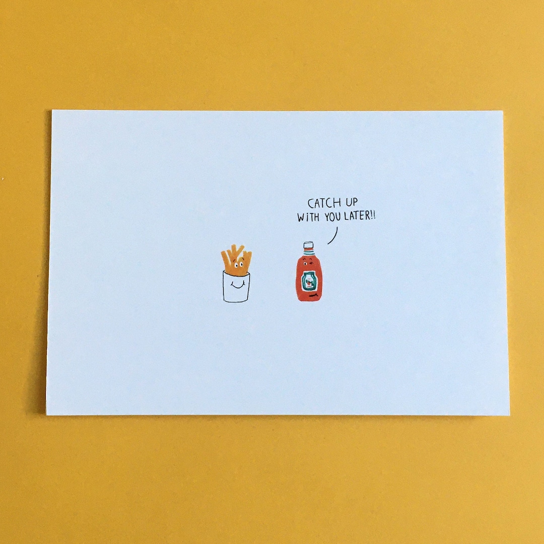 Friends Funny Puns Postcards, Jokes Card Pack, Funny Gifts, Illustrated ...