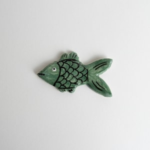 Homemade Magnets, Ceramic Magnets, Fish Ceramics, Fish Magnets, Funny ...