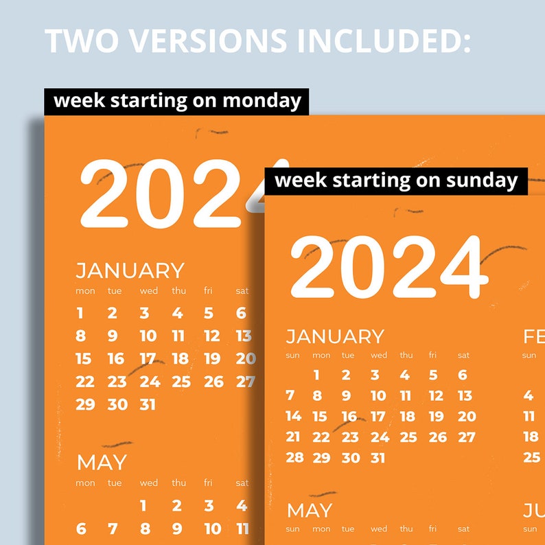 Fun Gardner 2024 Printable Calendar, 2024 Year Calendar, A3 Calendar ...