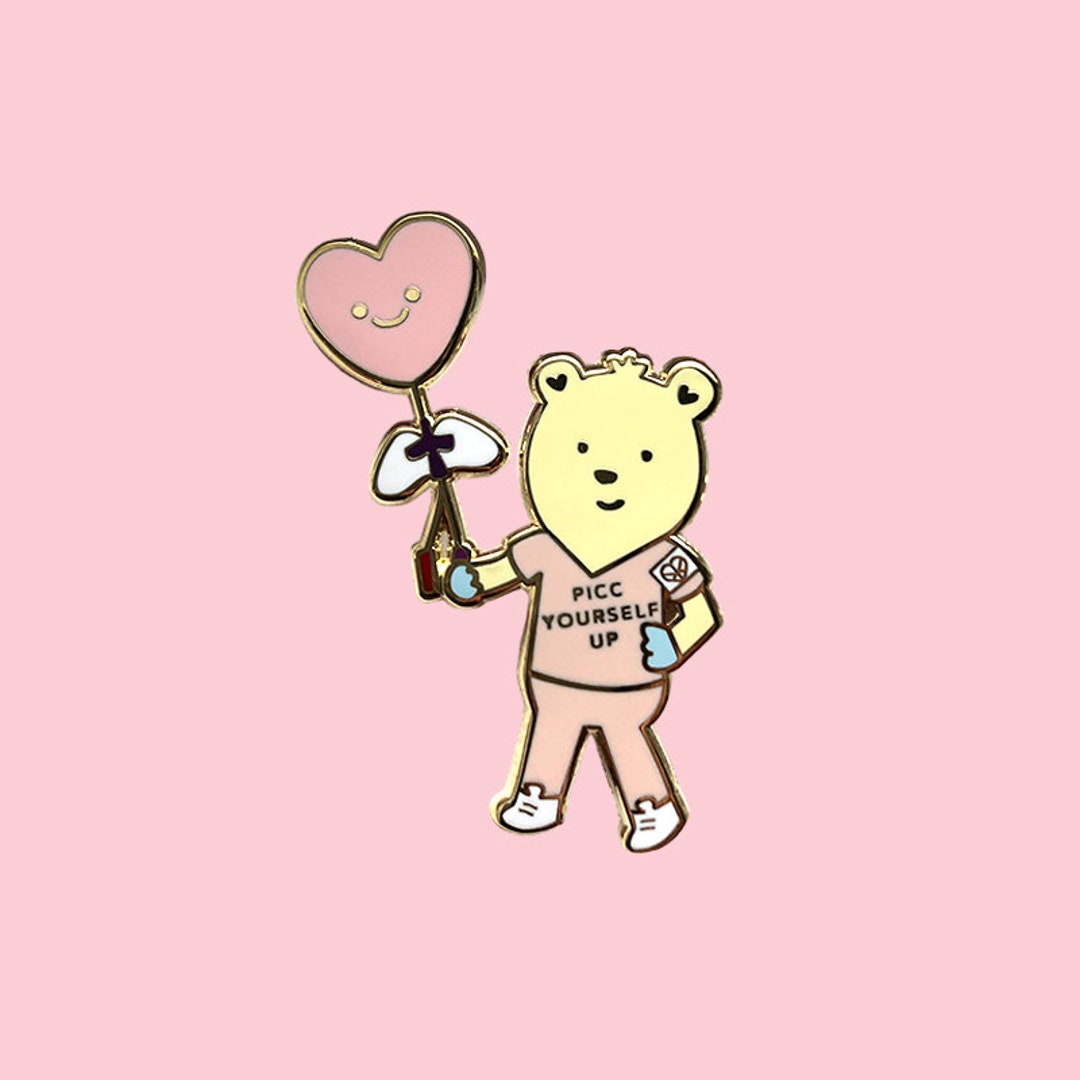 PICC Yourself up Enamel Pin - Etsy