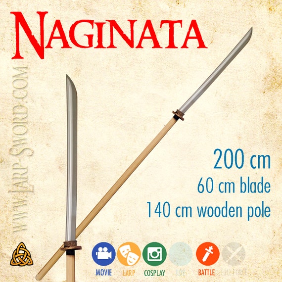Naginata Foam Polearm for Larp Cosplay and Battle - Etsy