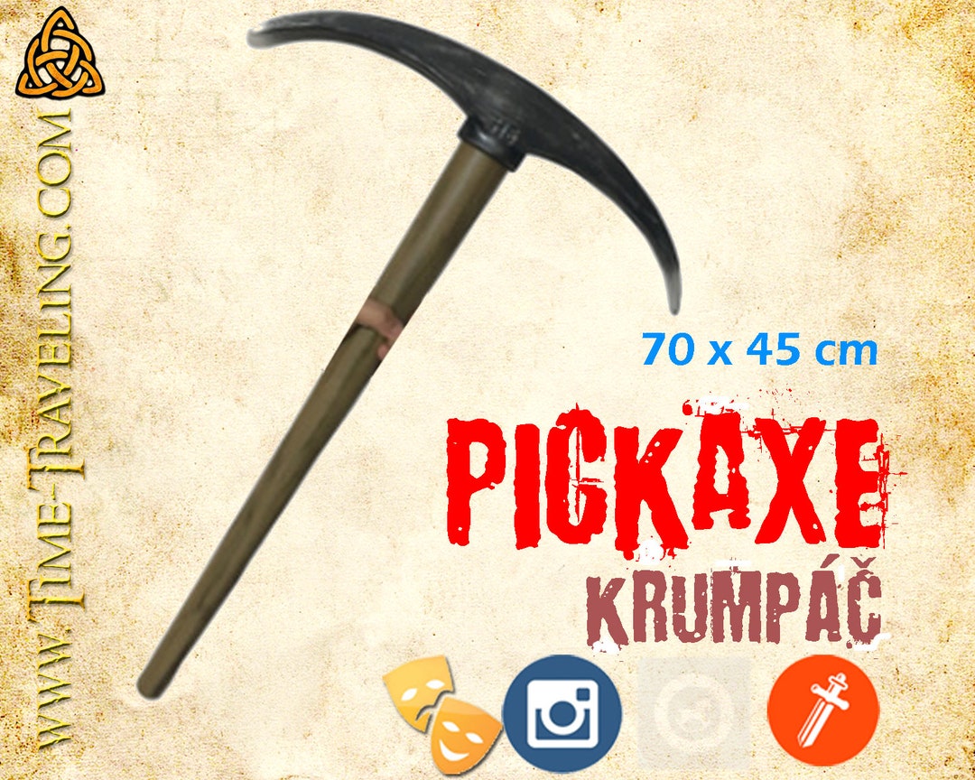 Pick Axe - Larp and Cosplay Foam Weapon - Etsy