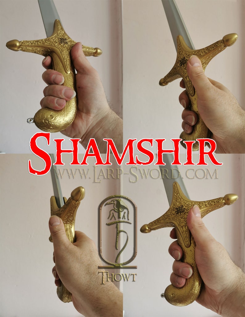 Shamshir - Oriental Foam Saber for Larp and Cosplay - Etsy