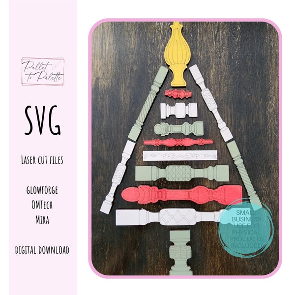 Spindle Tree Svg Laser File - Etsy