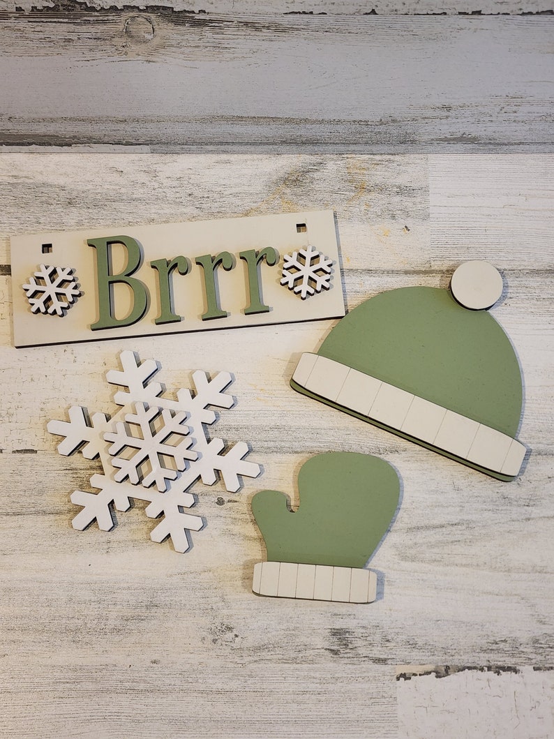 Brrr Winter Add-on Set: Laser Cut File for Glowforge (SVG Digital ...