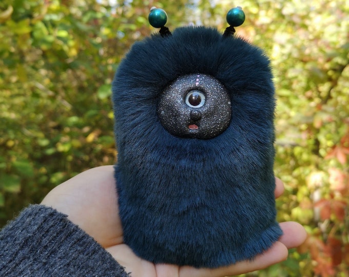 Fluffy Cyclops Fantasy Creature Cute Creature Little Alien Plush Goth ...