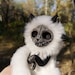 Fluffy Skeleton Spooky Plush Animal Skull Doll Gothic Room Decor Ooak ...