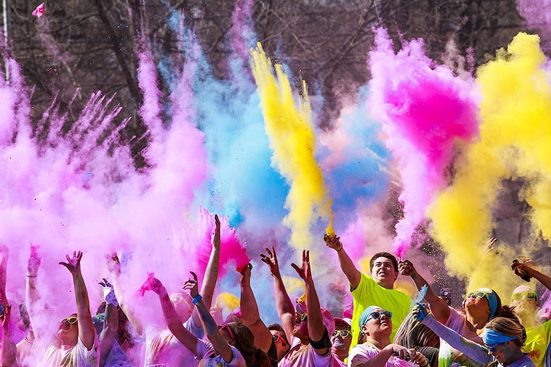 Holi Color Powder Bulk 1 Color 25 lbs Color Run 5k | Etsy