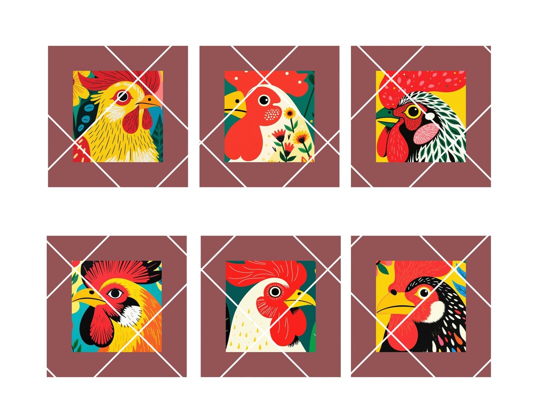 Floss Drop Cards, Floss Drops, Chicken Floss Tags, Thread Cards, Floss ...
