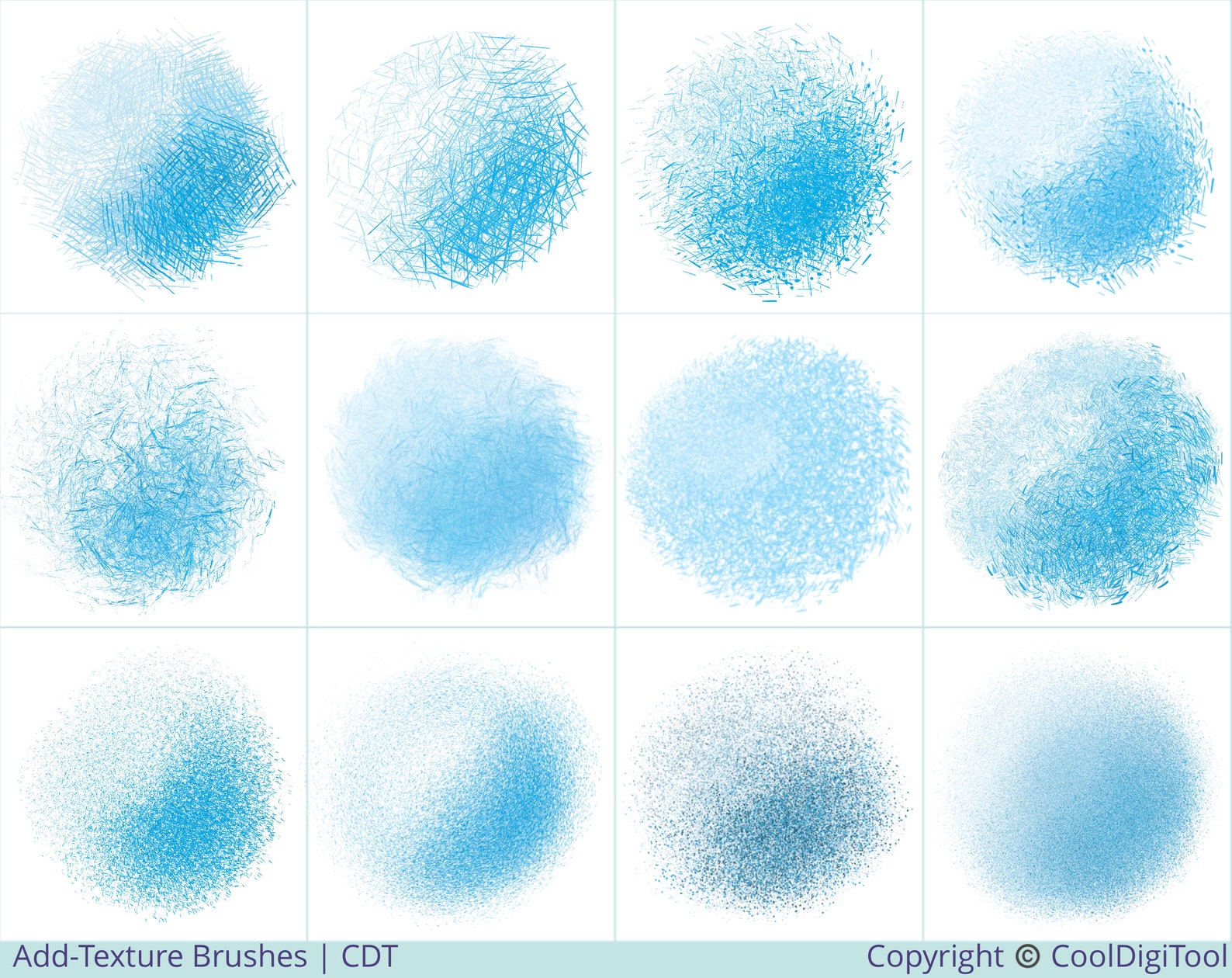 Procreate Shading Brushes: 38 Add-texture Procreate Brushes - Etsy