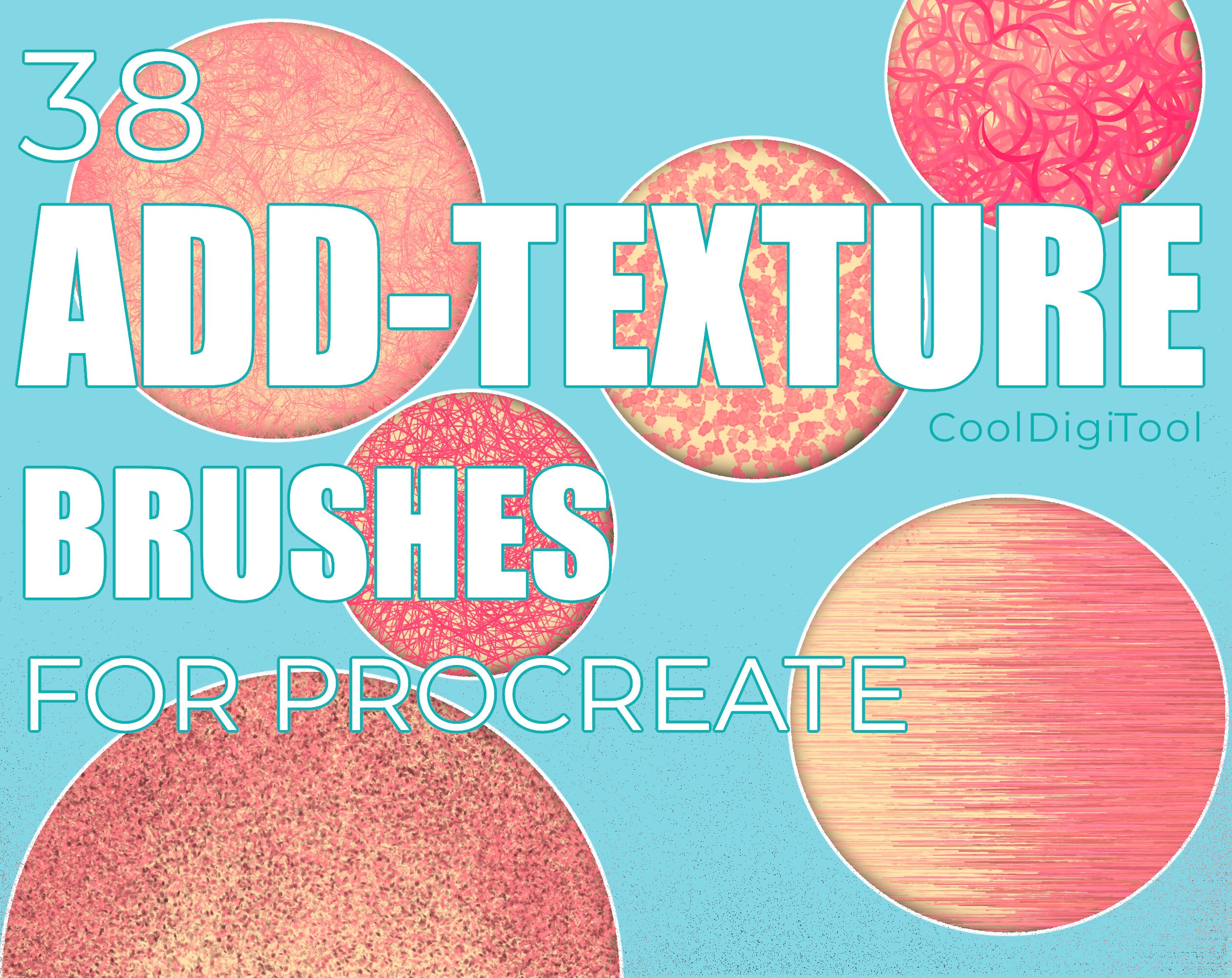 Procreate Shading Brushes: 38 Add-texture Procreate Brushes - Etsy