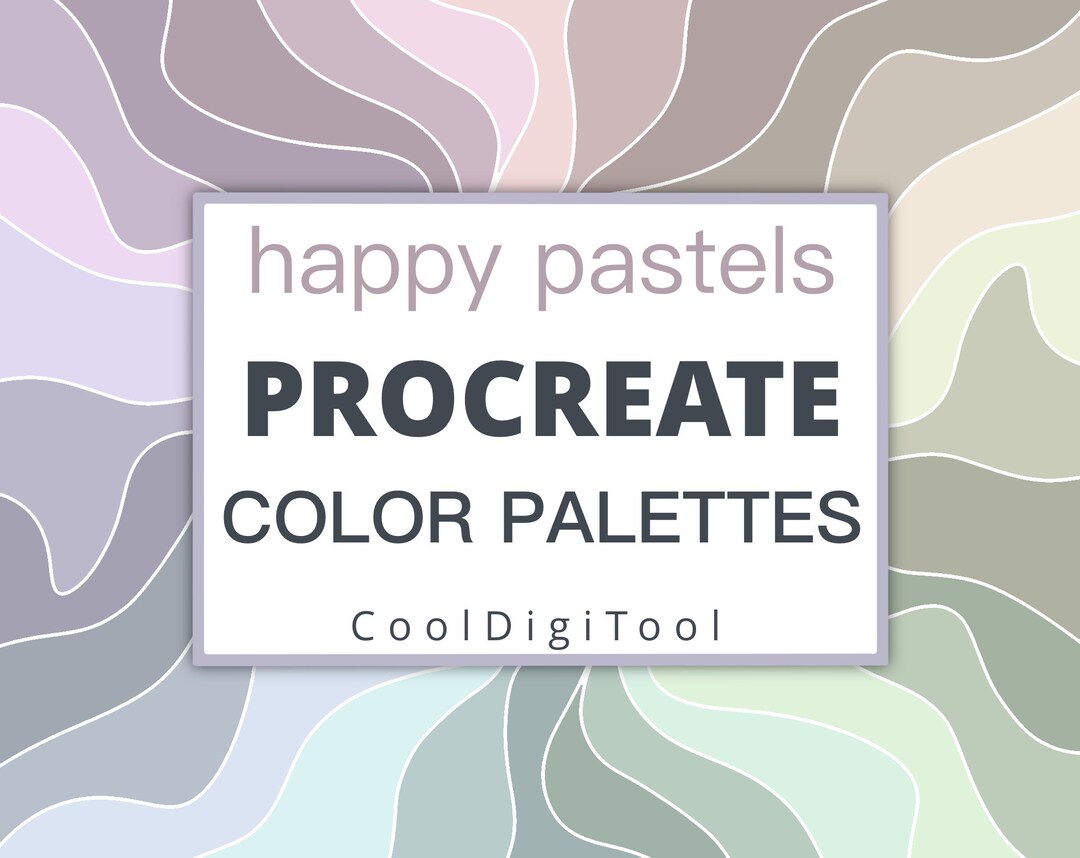 Procreate Color Palettes: 5 Subtle Pastel Color Sets for Procreate ...