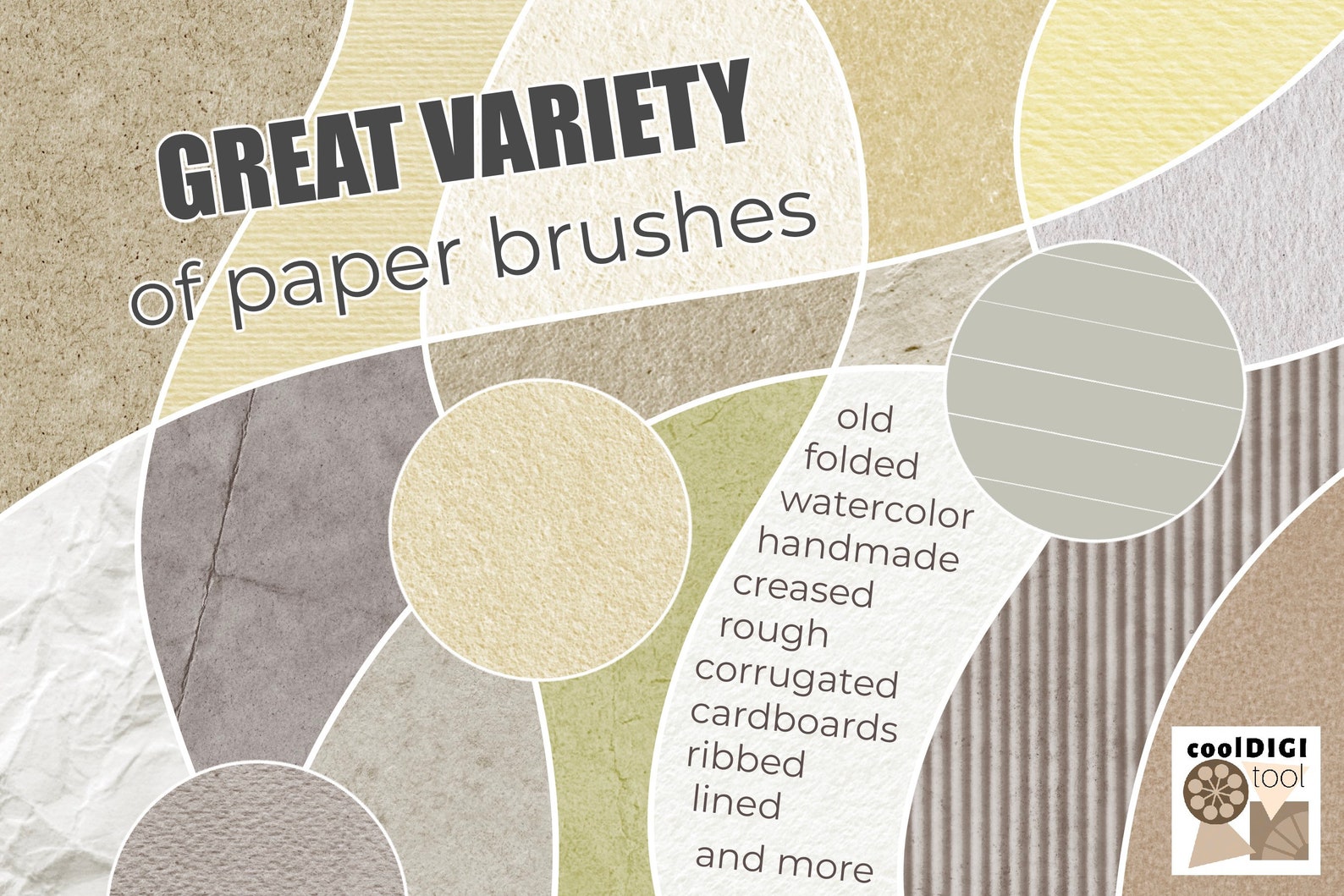 Procreate Paper Texture Brushes: 120 Seamless Procreate Paper - Etsy