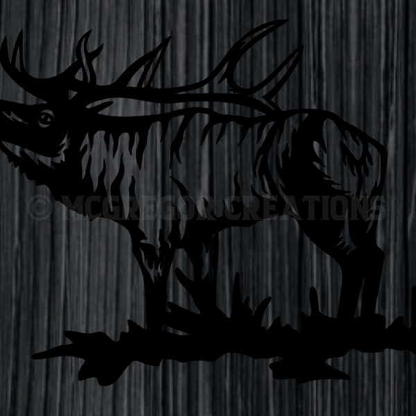 Metal Elk Sign - Etsy