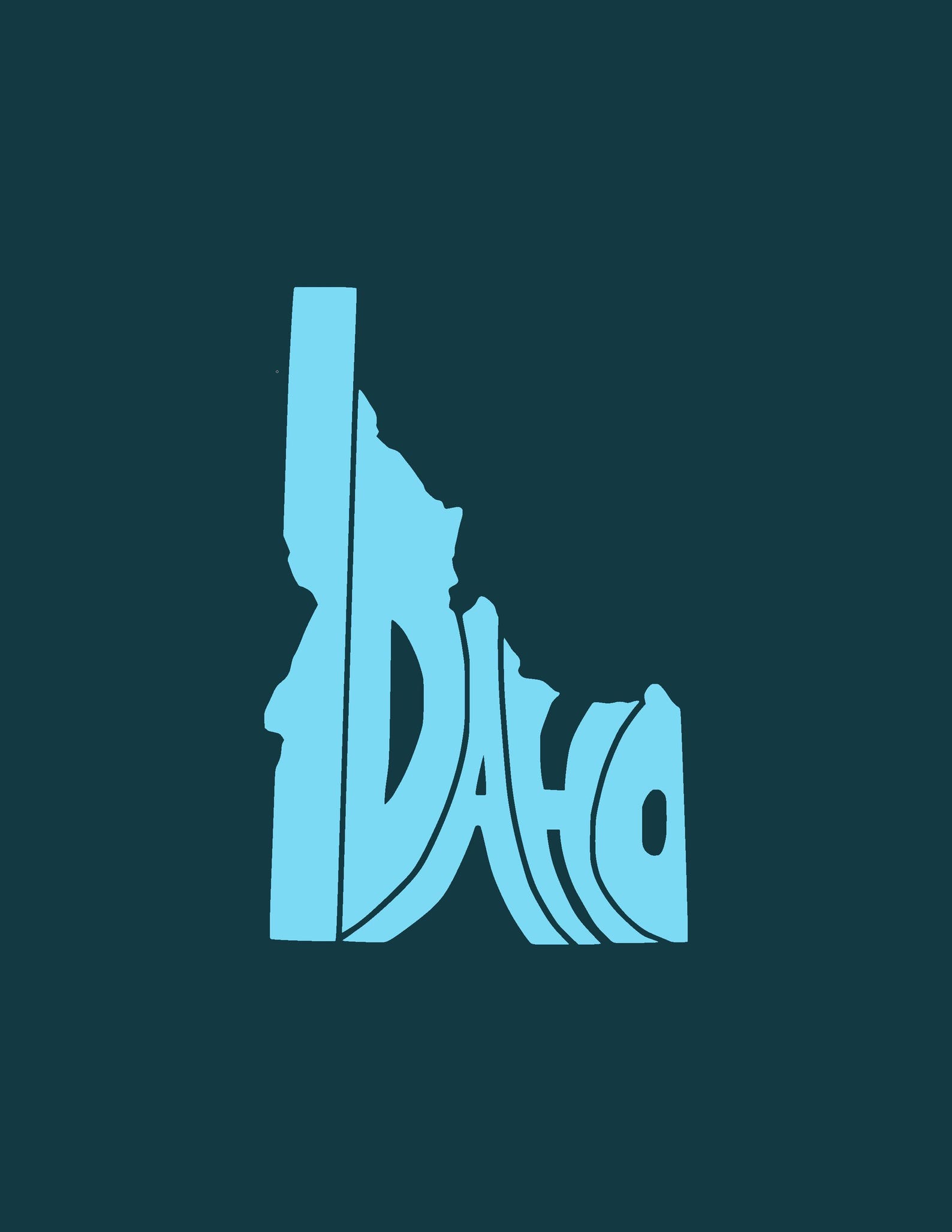 Idaho Letter Decal Sticker Bumper State Shaped Love Car Sticker - Etsy