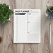 Daily Planner Printable Minimalist Undated Planner - Etsy