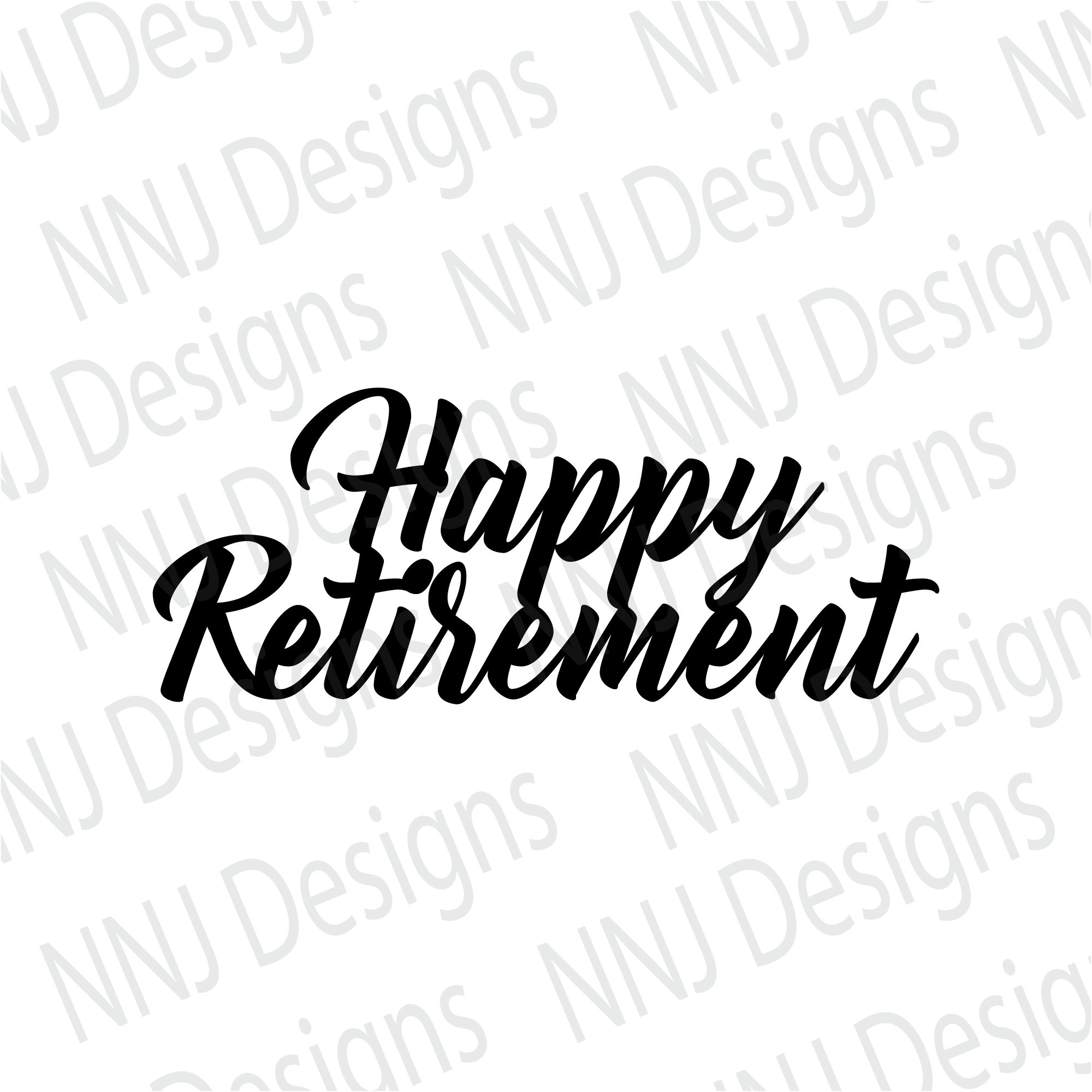 Happy Retirement Cake Topper SVG Party Decorations for Men - Etsy UK