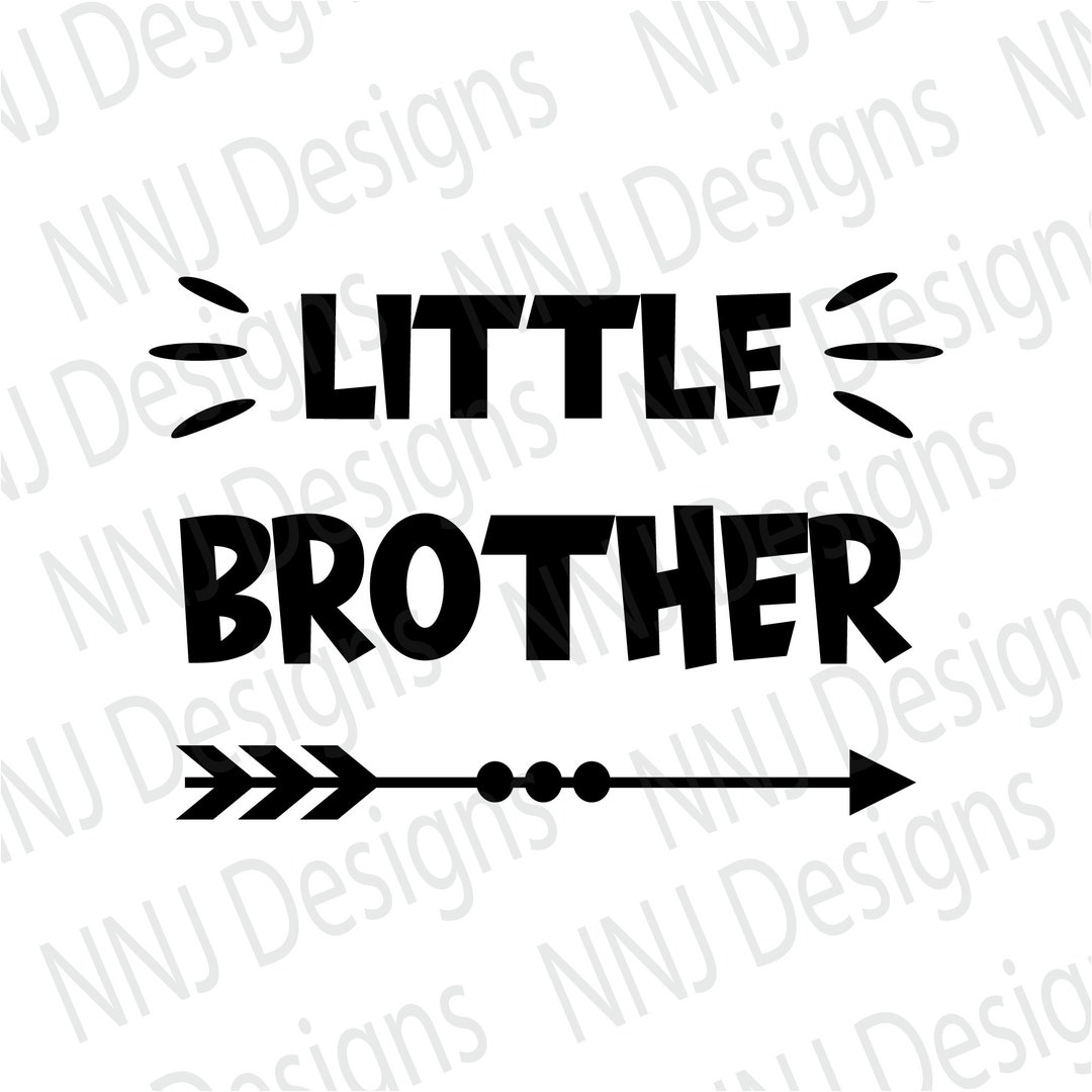 Little Brother SVG, Baby Boy Svg, Little Bro Svg, Little Brother Cut ...