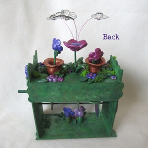 Fairy Garden Automata, Handmade Flower Automata, Kinetic Sculpture ...