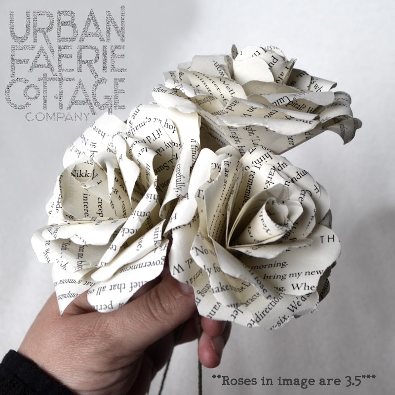 Music Paper Flowers - Etsy